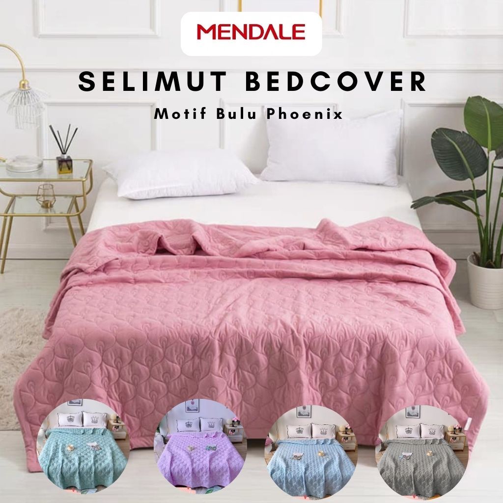 Jual Mendale Bedcover\ Selimut Bahan Polyester Ukuran 150*200cm dan 180 ...