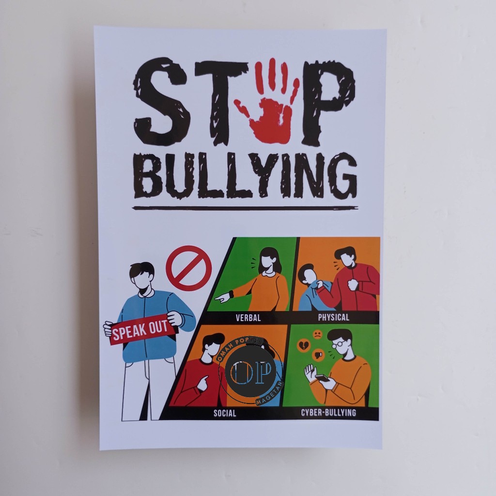 Jual Poster Stop Bullying - Stop Perundungan Di sekolah | Shopee Indonesia