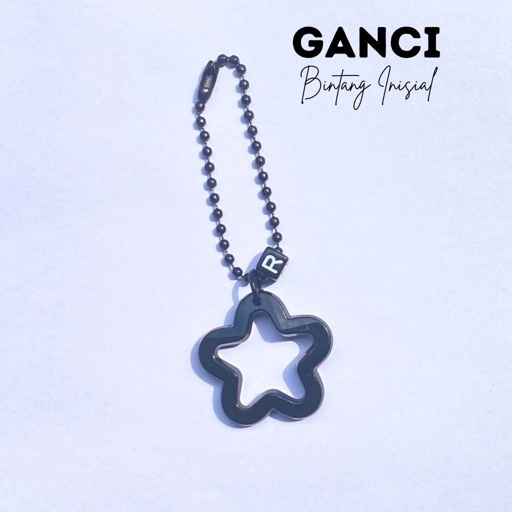 Jual ALMARIES • GANTUNGAN KUNCI BINTANG + INISIAL | Shopee Indonesia
