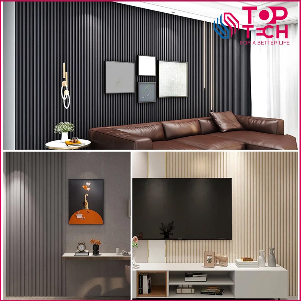 Jual Toptech - WPC Wood Wall Panel PVC Dekorasi Dinding Wallpanel 16 ...