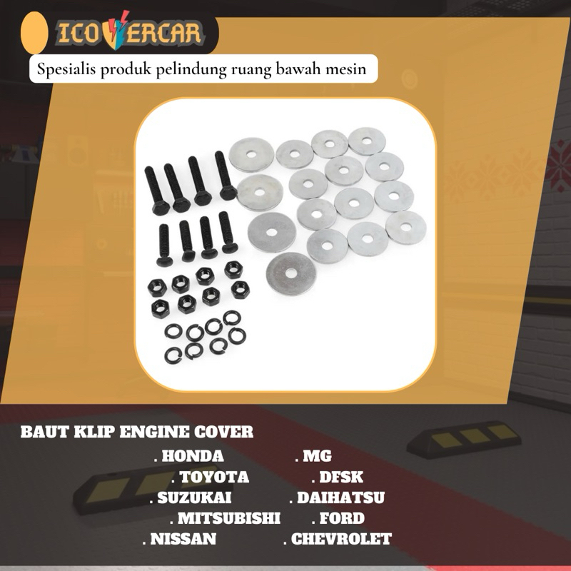 Jual baut klip engine cover untuk order silahkan tulis keterangan ...