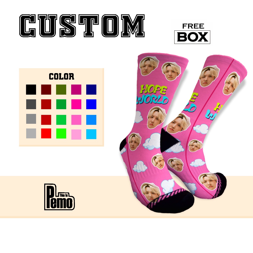 Jual THIS IS PEMO - Kaos Kaki Full Print Dewasa// (( CUSTOM )) bisa ...