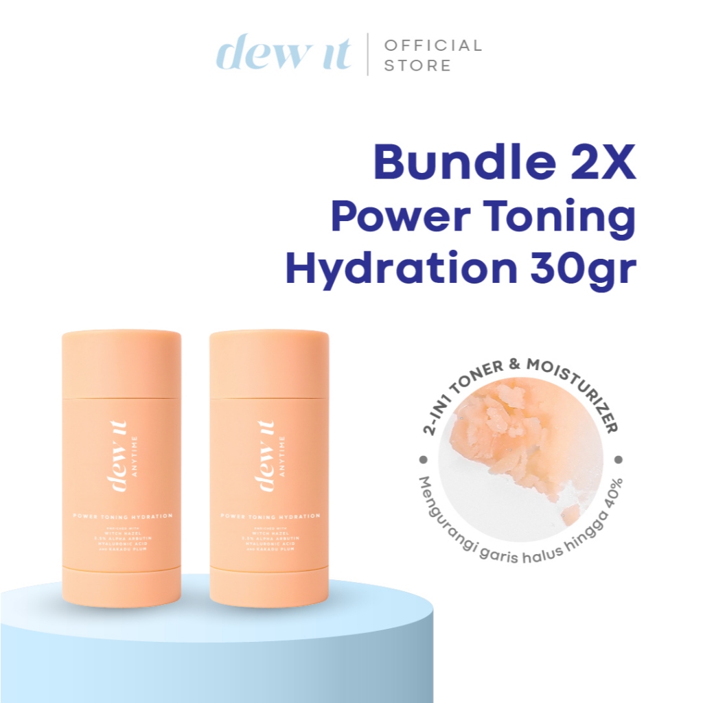 Jual (2pcs) Moisturizer Stick | Dew It - Power Toning Hydration 30gr ...