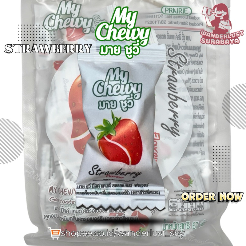 Jual [READY STOCK] SNACK ECERAN IMPORT THAILAND My Chewy Permen Susu ...