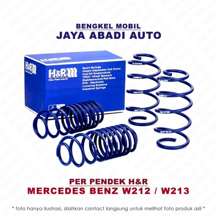 Jual Lowering Kit / Coil Spring / Per Pendek H&R German - MERCEDES W212 ...