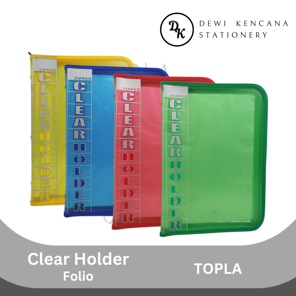 Jual Clear Holder Topla F4 (Folio) Tebal Anti Air Document Keeper File Folder / Map Dokumen ...