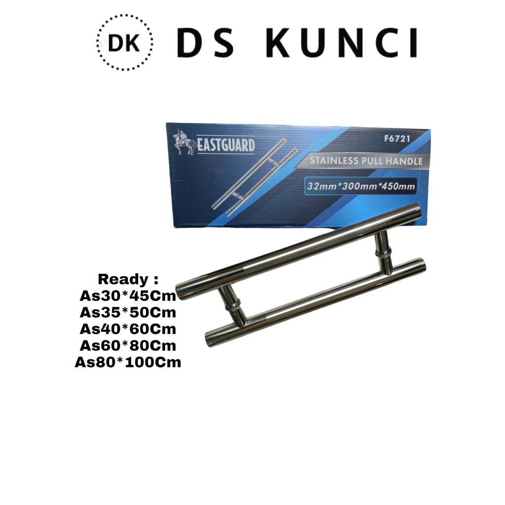 Jual Pull Handle Pipa/Tarikan Pintu H/Tarikan kaca Pipa EAST GUARD | Shopee Indonesia