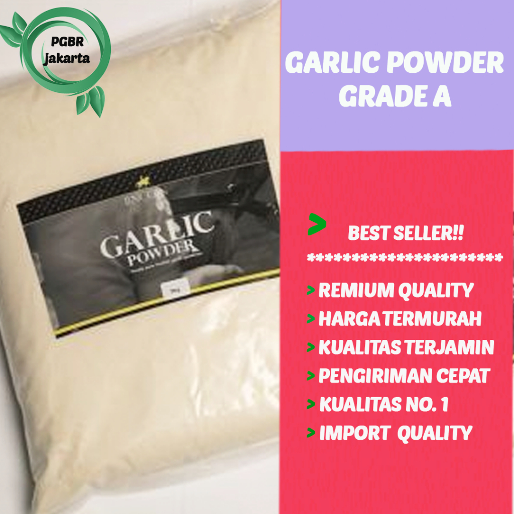 Jual TERMURAH! Garlic Powder 1 Kg / Bawang Putih Bubuk 1 KG | Garlic ...
