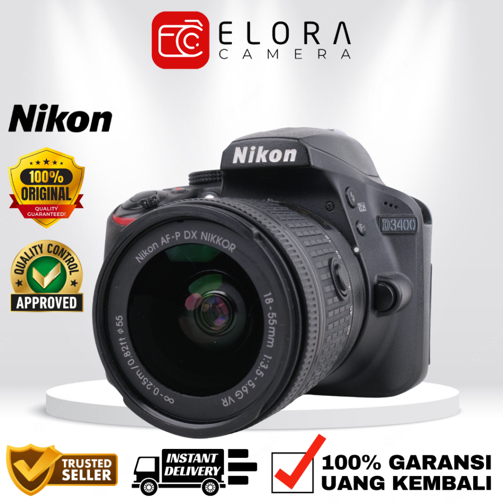 Jual Nikon D3400 Kit 18-55mm / Kamera DSLR Nikon D 3400 Kit 18-55 mm ...