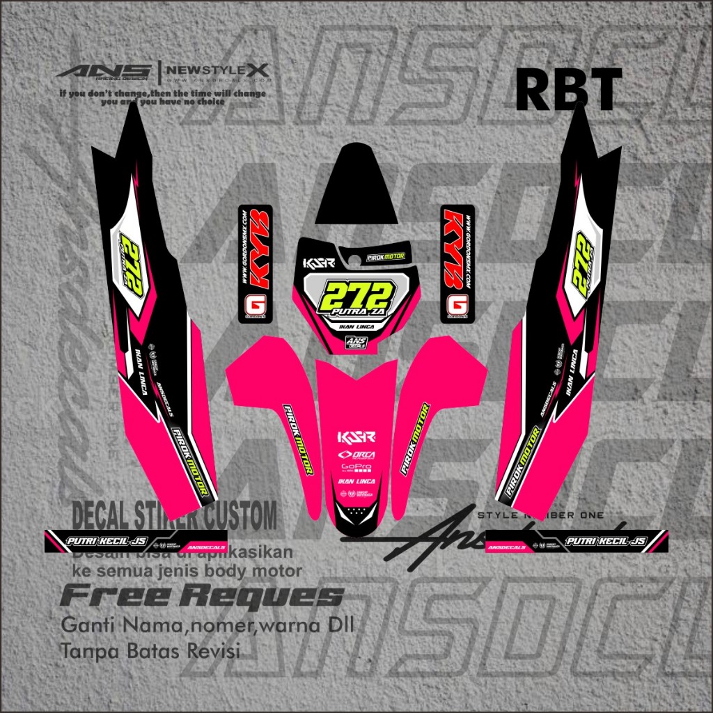 Jual DECAL RBT BODY JUPITER YAMAHA VEGA NEW FULL BODY DEKAL STICKER ...