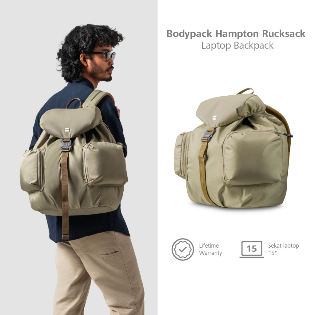 Jual Bodypack Hampton Laptop 15 Inch Bag Tas Ransel Travel Kerja Muat ...