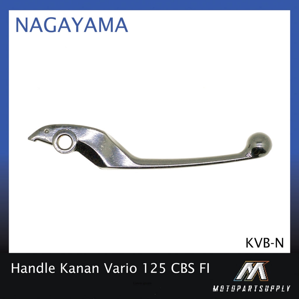 Jual Nagayama Handle Handel Lever Hitam KVB-N FI (Kanan) Vario 125 CBS ...