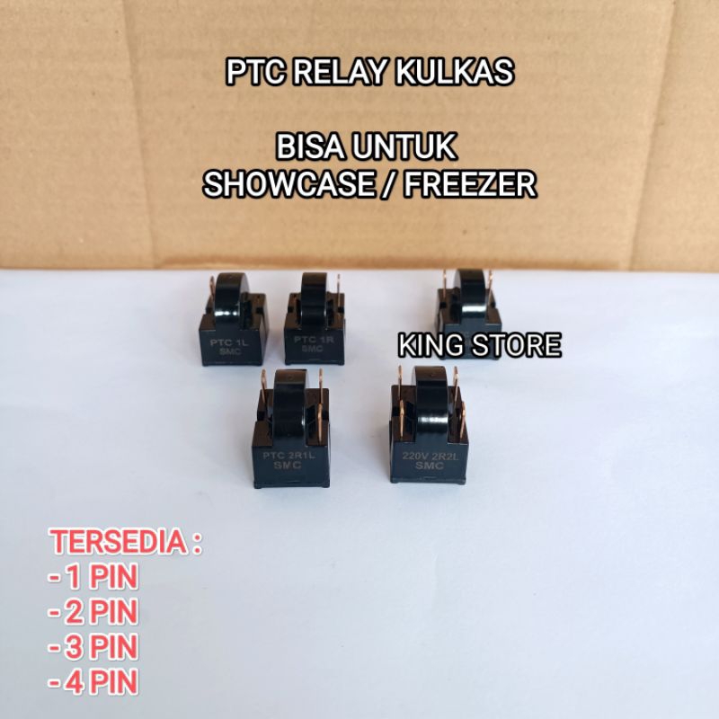 Jual PTC RELAY KULKAS - RILAY COMPRESSOR KULKAS FREEZER SHOWCASE ...