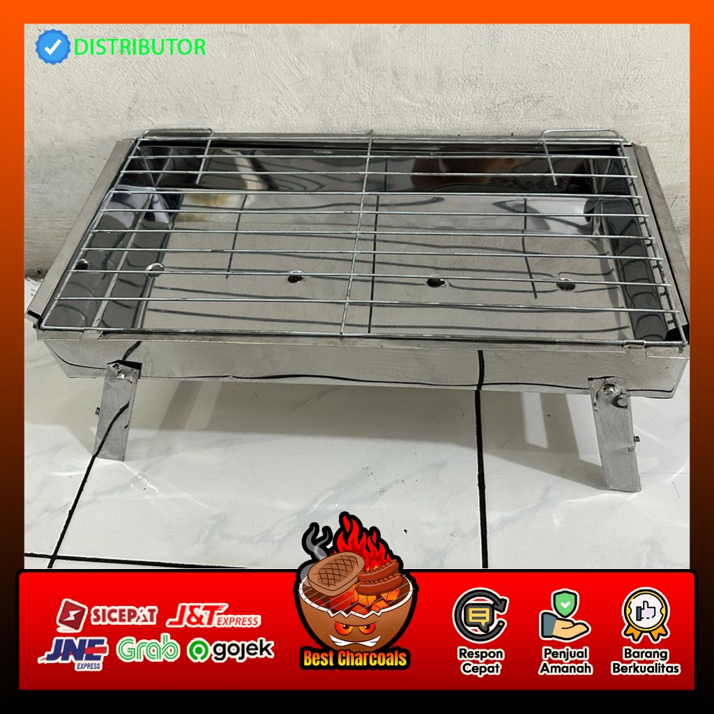 Jual Panggangan Portable BBQ Alat Pemanggang Ayam Daging Stainless ...