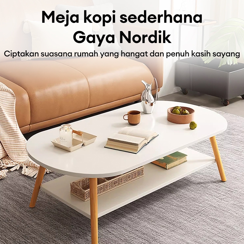 Jual Meja Tamu Meja Kopi Coffee Table Meja Tamu Minimalis Modern Meja ...