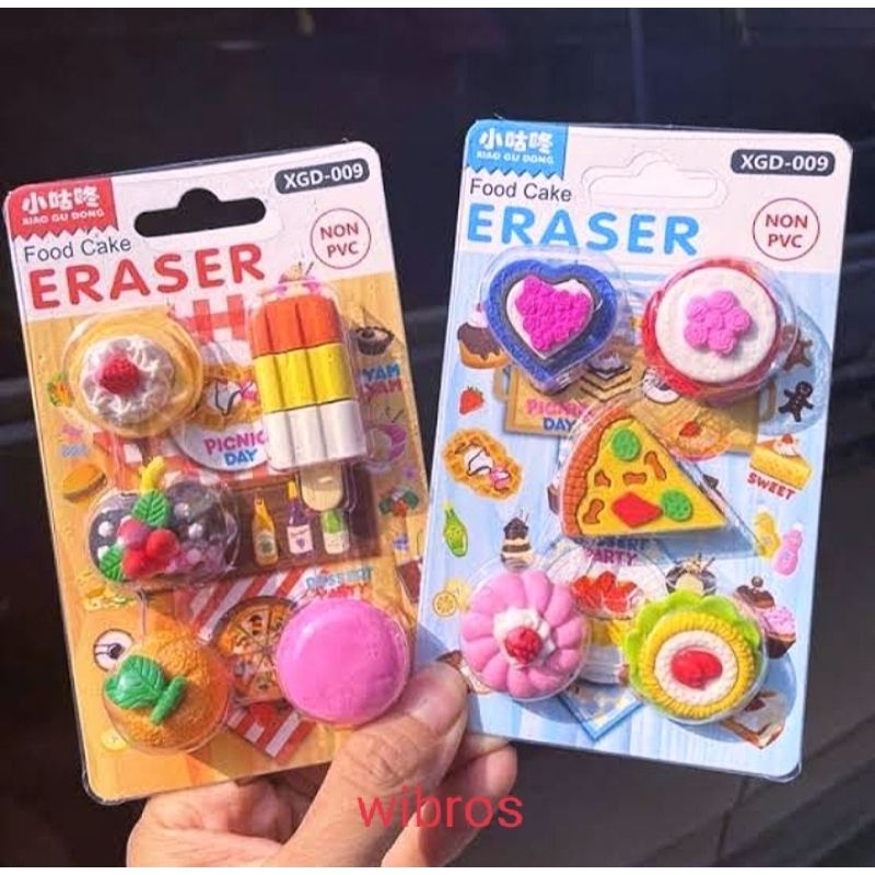 Jual penghapus Fancy set import - isi 5 pcs | Shopee Indonesia