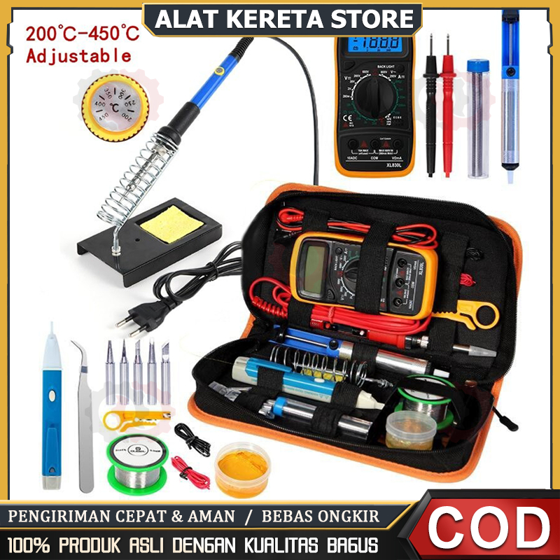Jual Solder Set Lengkap Kit Solder 60 Watt 220 Volt Kit Pengisap Timah ...