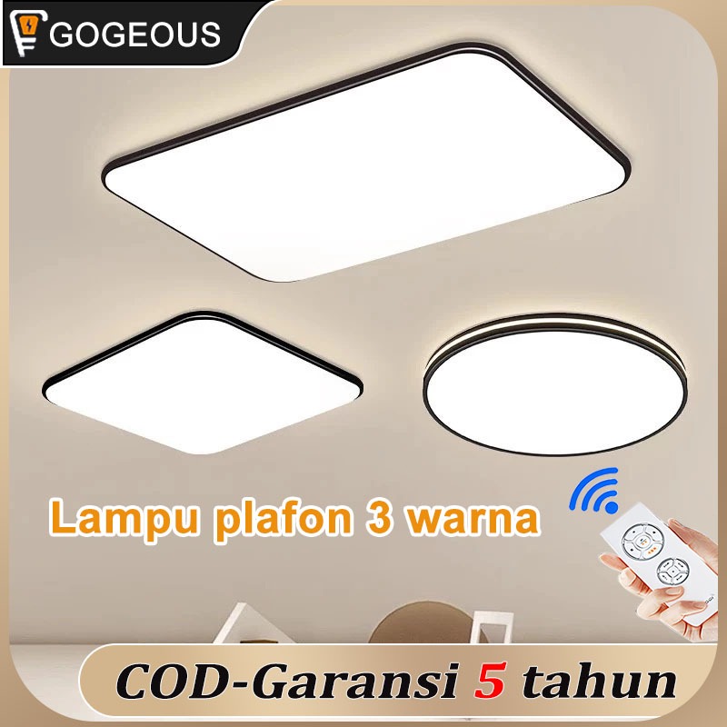Jual 【COD】Lampu Plafon Minimalis Modern Plafon Bulat/Persegi Pvc 24/36 ...