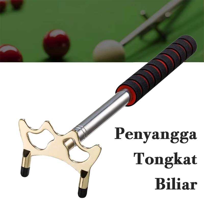 Jual Low Spider Rest Head Brass Stick Biliar Billiard Lipat Kepala ...