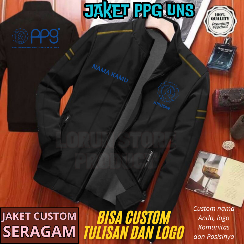 Jual JAKET PPG UNS JAKET PENDIDIKAN PROFESI GURU UNIVERSITAS SEBELAS ...