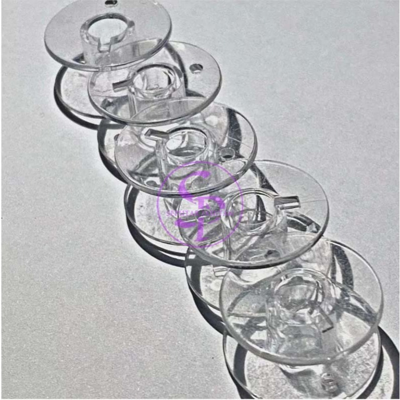 Jual Spul Tradisional Plastik Bening Bobbin Mesin Jahit Jadul ...
