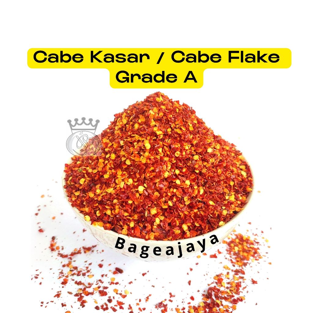 Jual Cabe Flake Super Pedas Chili Oil Grade A 500 gr | Shopee Indonesia