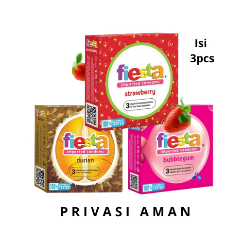 Jual Kondom Fiesta isi 3 Sachet Berbagai Rasa | Shopee Indonesia