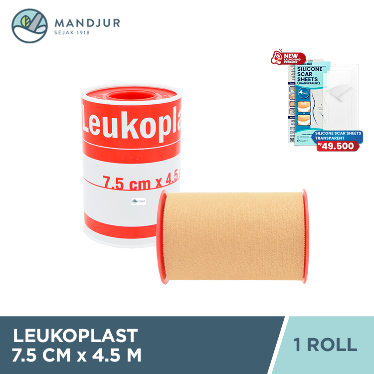 Jual Leukoplast Plaster Roll 7.5 CM x 4.5 M - Plaster Kain Penutup Luka ...