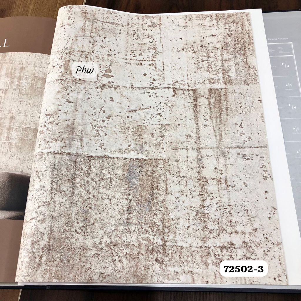 Jual Wallpaper Dinding Korea Industrial Semen Batu Plester Abu Cream ...