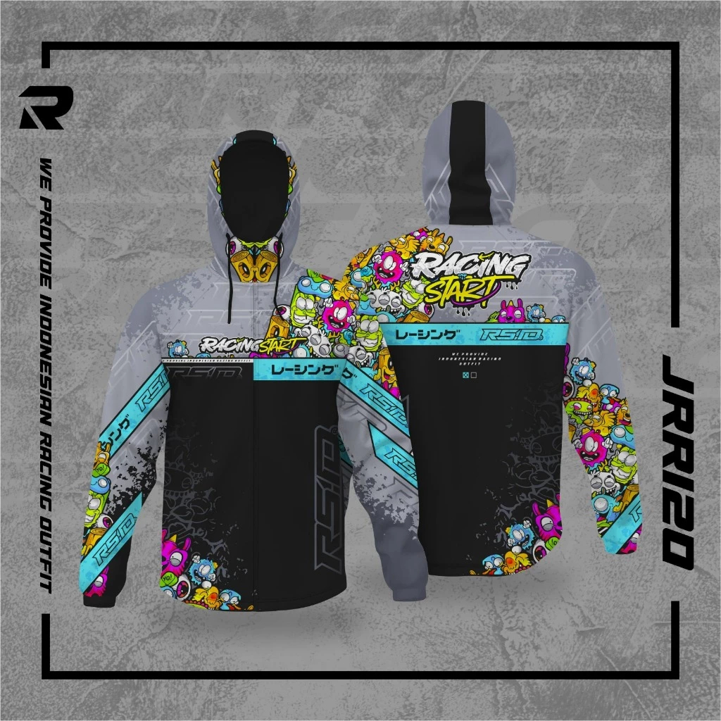 Jual JAKET RUNNING RACINGSTART JRR 120 DIGITAL PRINT RACING START | Shopee Indonesia