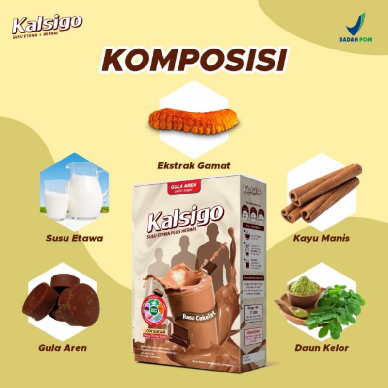 Jual Susu Kambing Etawa KALSIGO Enak Bergizi Low Sugar (Rendah Gula ...
