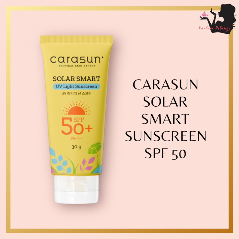 Jual Carasun Solar Smart UV Light Sunscreen SPF 50/30g | Shopee Indonesia