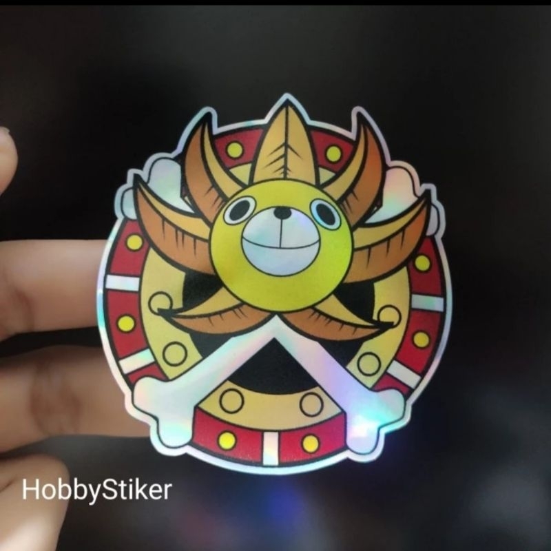 Jual Stiker Anime one piece premium chrome - sunny Go untuk laptop ...