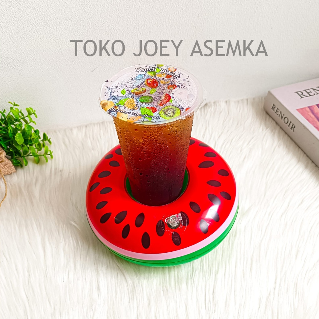 Jual CUP HOLDER FLOAT SEMANGKA WATERMELON BAN GELAS PELAMPUNG MINI ...