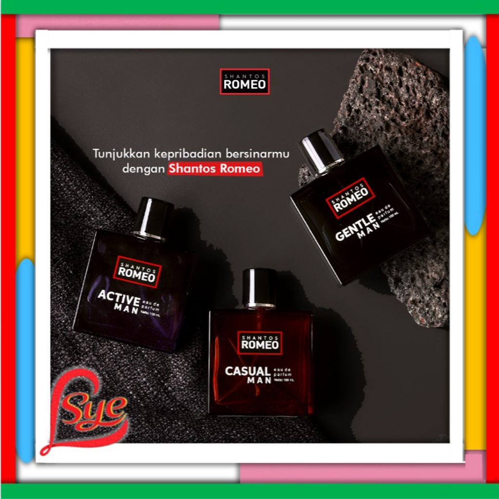 Jual Shantos Romeo Eau De Parfume 100ml - Parfum Pria Tahan Lama EDP ...