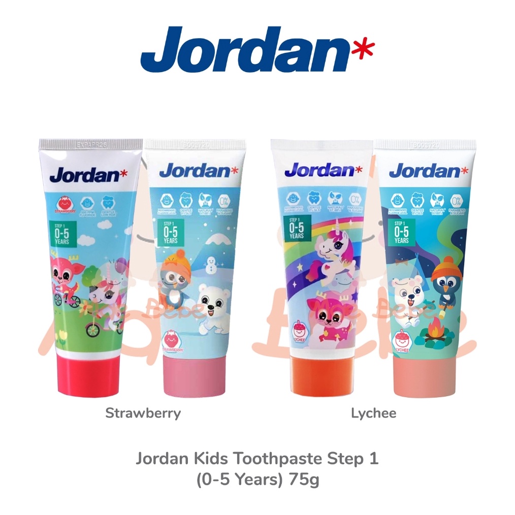Jual Harga Jordan Kids Toothpaste Step 1 Pasta Gigi Anak 5 Tahun 75g ...