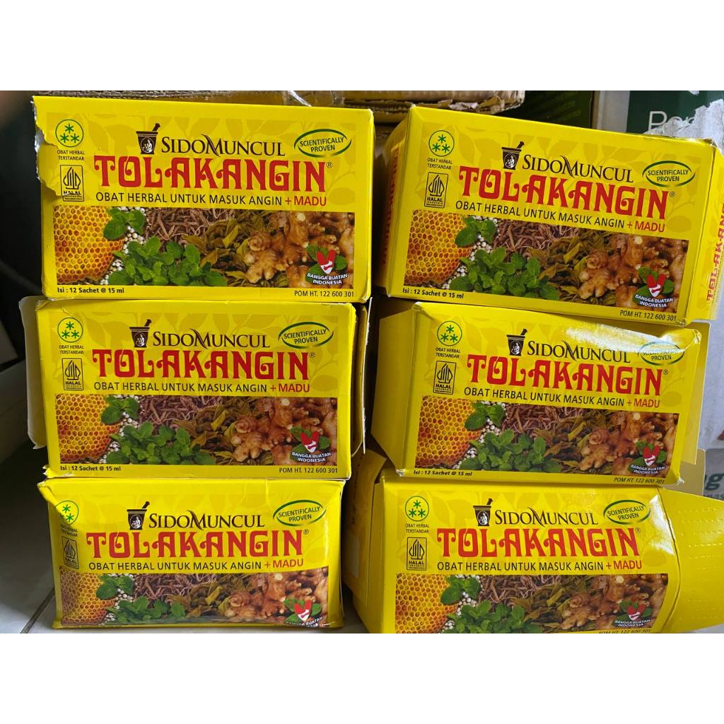 Jual TOLAK ANGIN Herbal + madu 15ml x 12 sachet BOX - BNIP | Shopee ...
