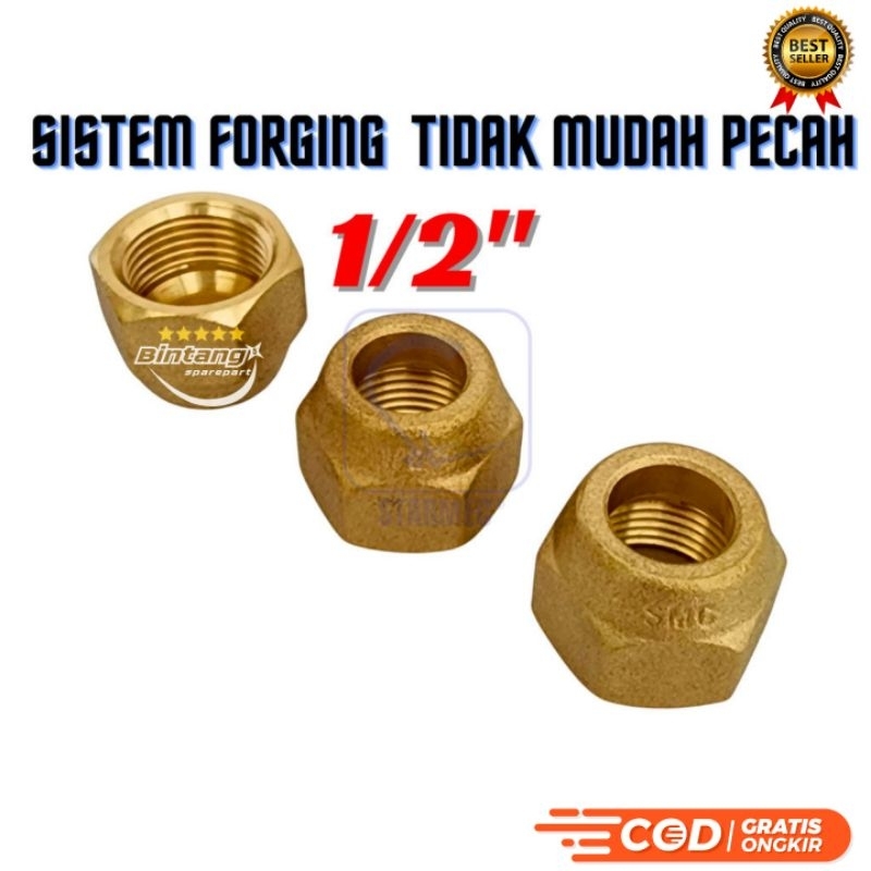 Jual Nut Nat Nepel 1/2 Pipa AC Tebal Original | Shopee Indonesia