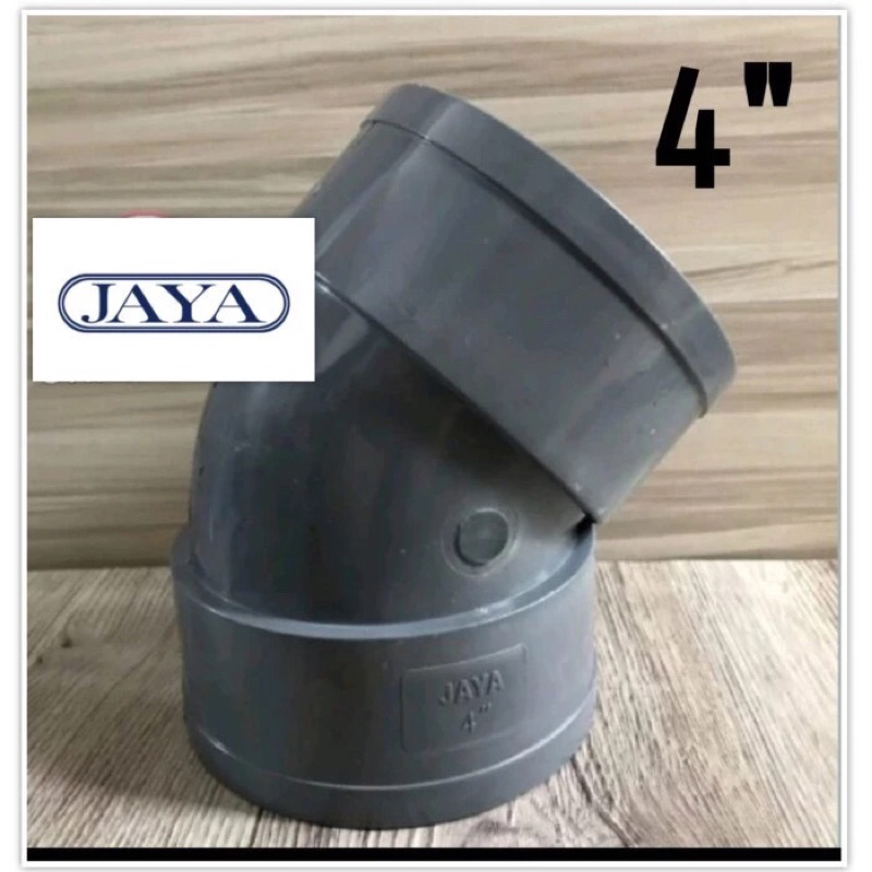 Jual Keni 45 derajat 3 inch /4 inch D JAYA Elbow Knee Kenie L Knie 45 x 4" inch dan 45 x 3" inch ...