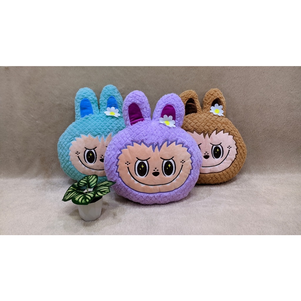 Jual DREAMTOYS96 Boneka Bantal Pillow Kepala Labubu Bordir Bantal ...