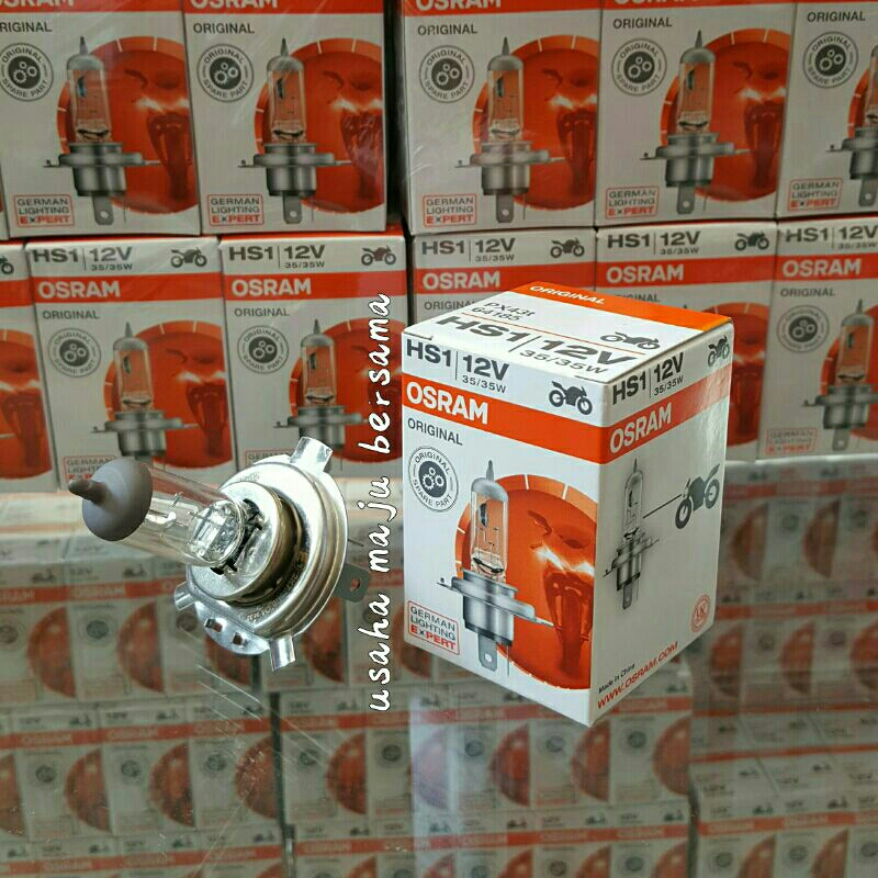 Jual Lampu Hologen 64185 35/35W 12V HS1 PX43t Kaki 3 OSRAM Motor Scoopy F1 old, CBR150 Lokal Old ...