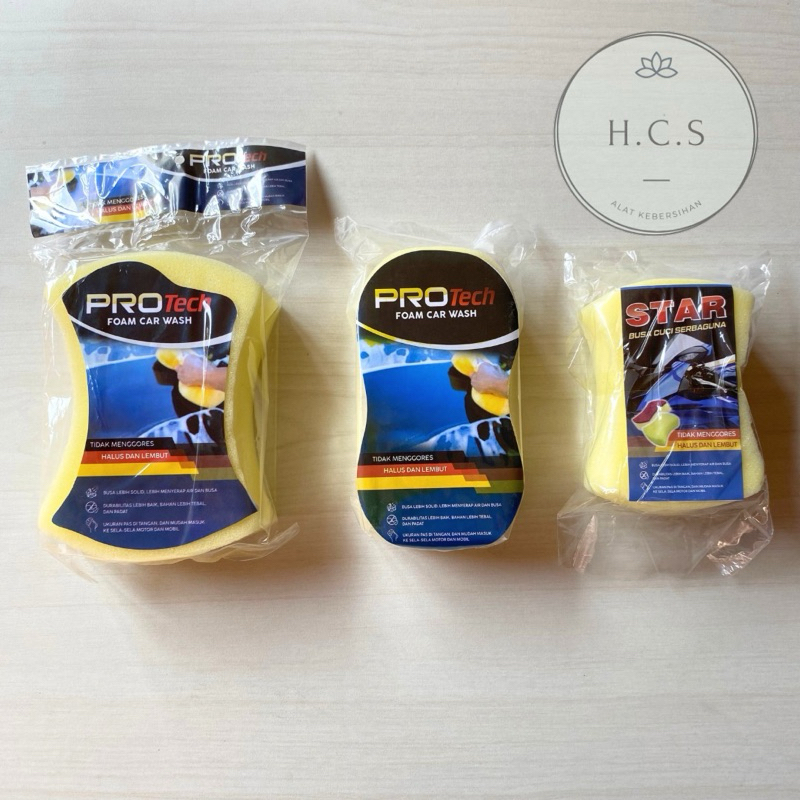 Jual spon busa cuci mobil dan motor | sponge | spons serbaguna | Shopee ...