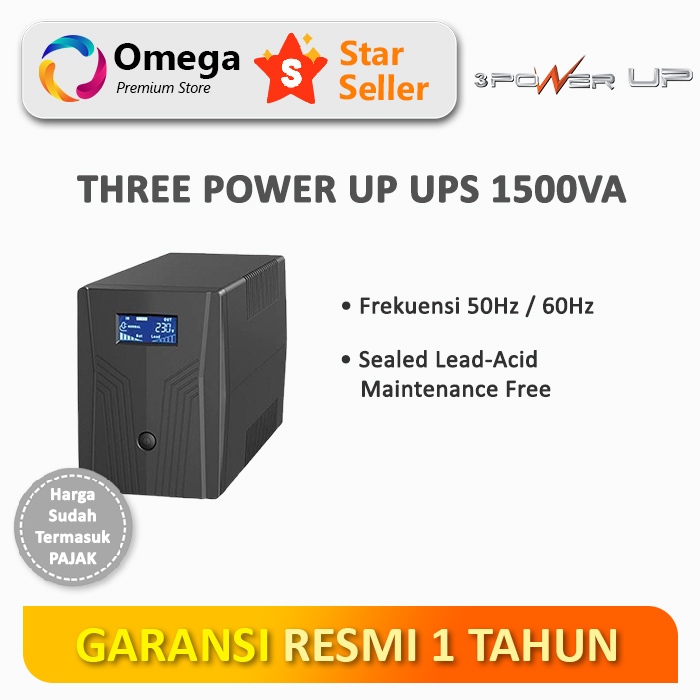 Jual UPS 3 POWER UP 1500VA | Shopee Indonesia