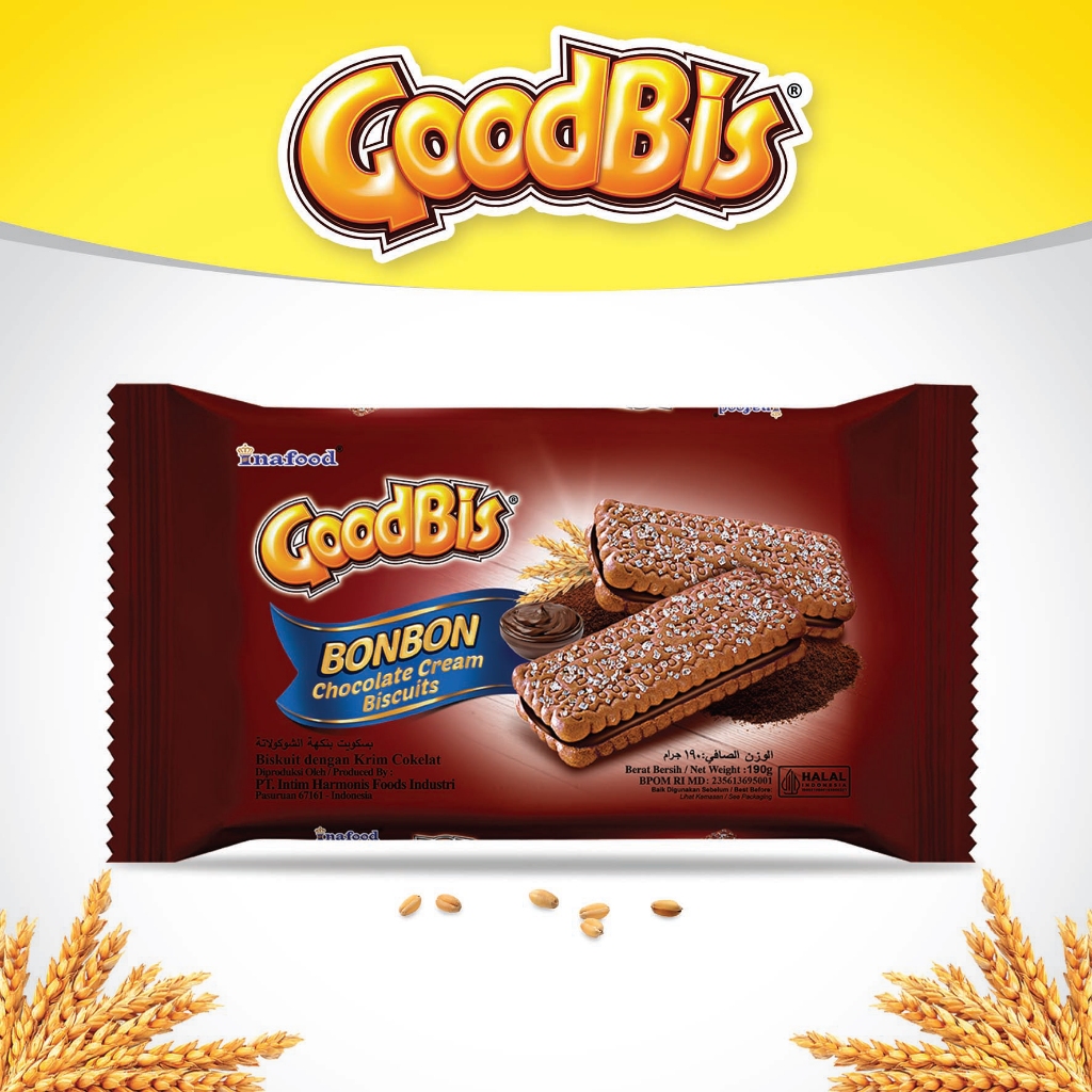Jual Goodbis Bon-bon Chocolate Cream 21 (1 KARTON ISI 21 PCS) | Shopee ...