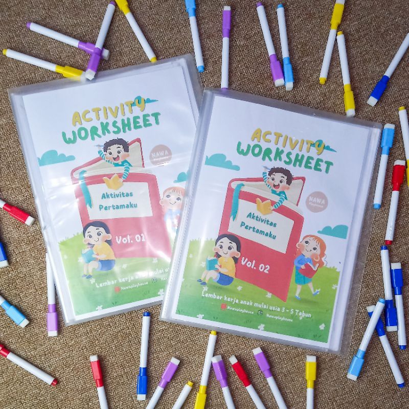 Jual Nawaplayhouse Buku Worksheet Lembar Kerja Edukasi Anak Pra TK ...