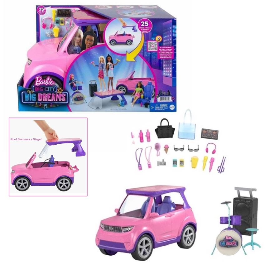 Jual Barbie Big City Big Dreams Vehicle Playset ORIGINAL Mattel Mobil ...