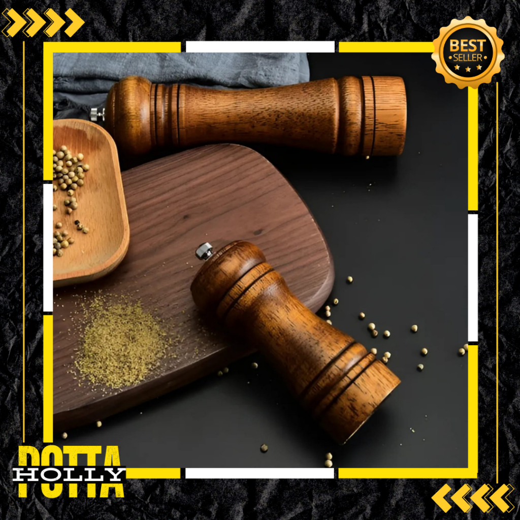 Jual POTTAHOLLY Gilingan Lada Merica Bumbu / Salt Pepper Mill Manual ...