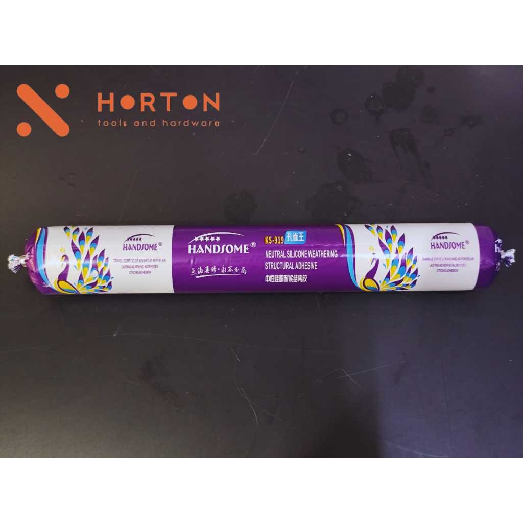 Jual LEM SILICONE SEALANT SOSIS WHITE - HANDSOME LEM SOSIS 600ML ...