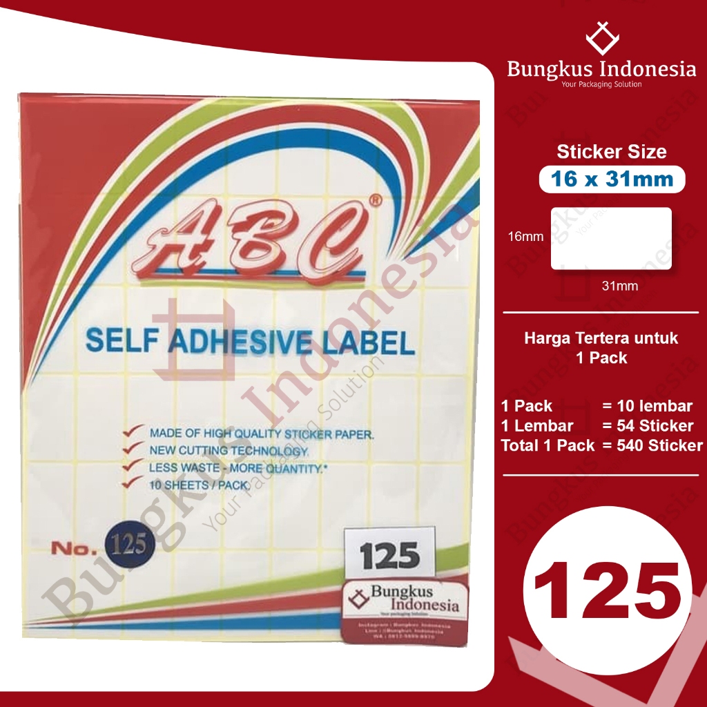 Jual Stiker Label 125 / Sticker | Shopee Indonesia