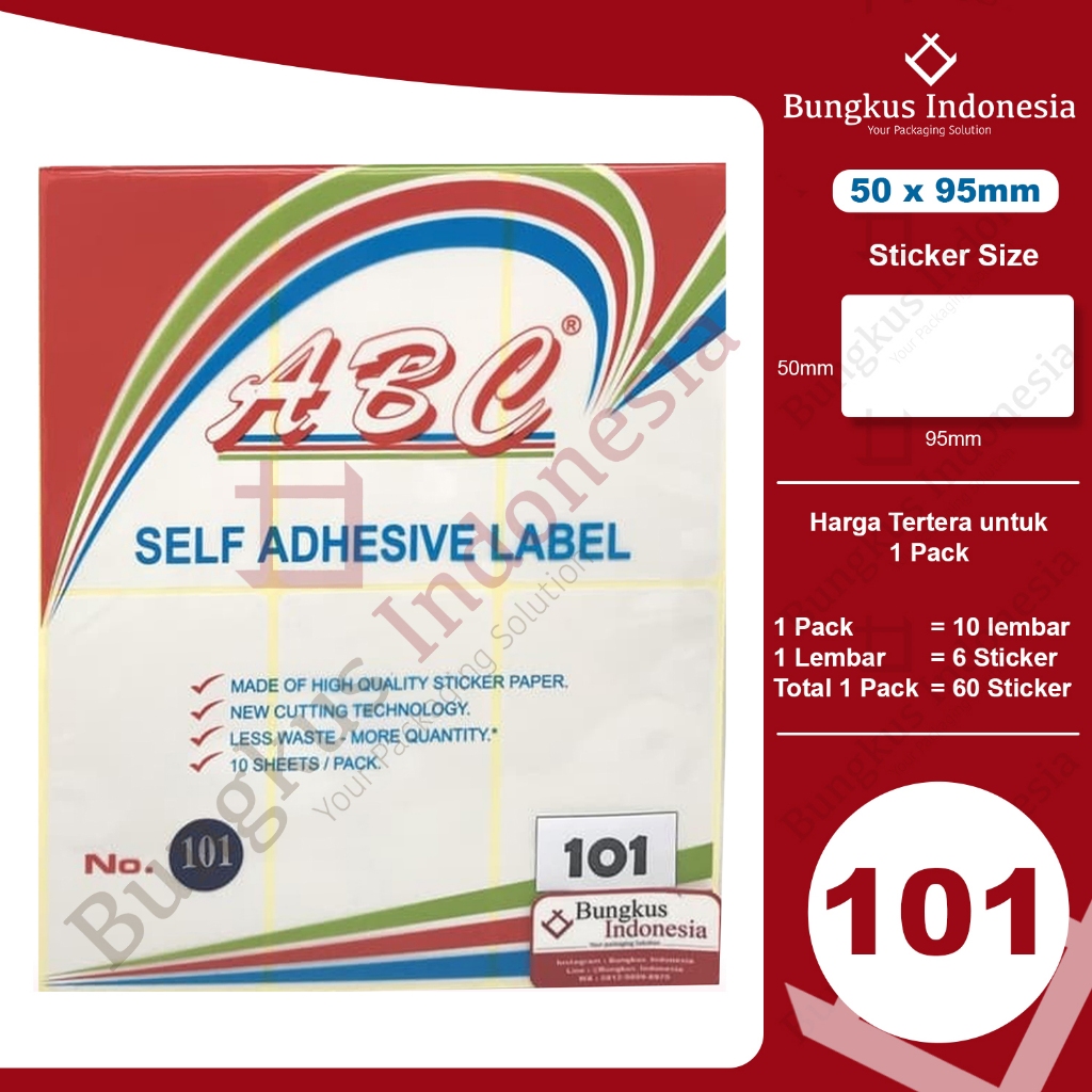 Jual Sticker Label 101 / Sticker | Shopee Indonesia